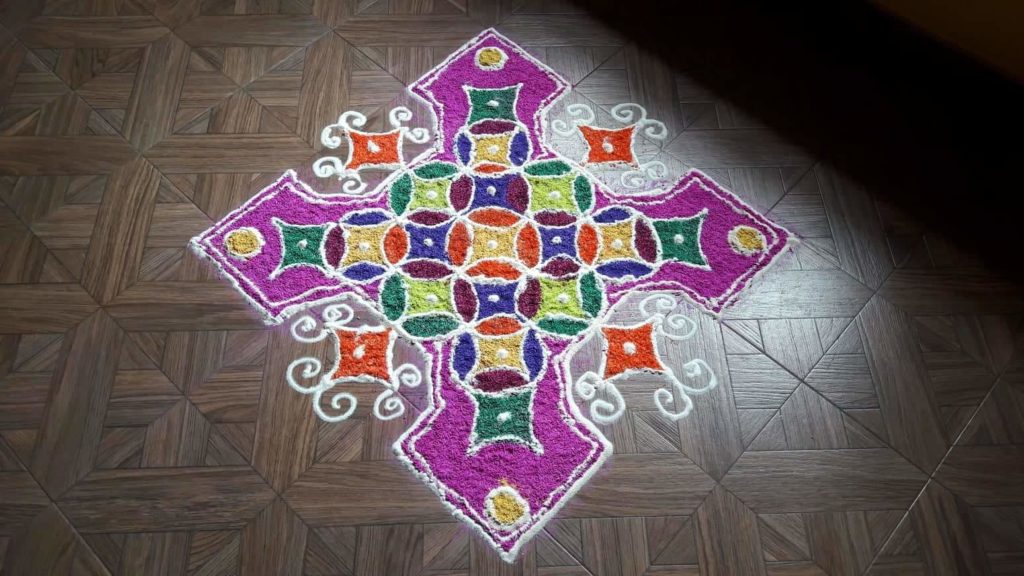 Les kolams, un art éphémère éternel… – Ethnika Mauricia